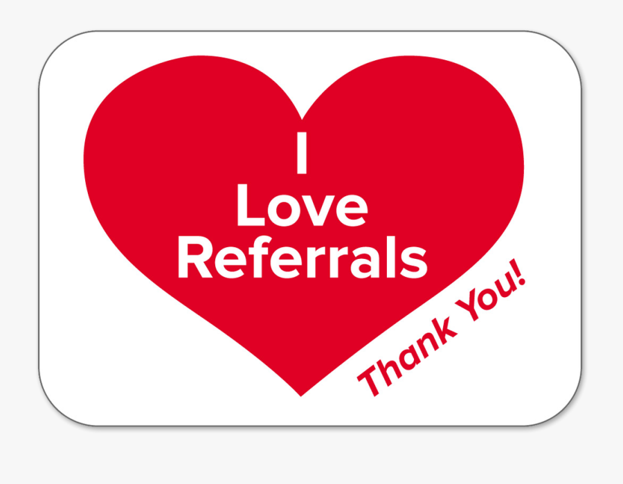I Love Referrals Bow - Heart , Free Transparent Clipart - ClipartKey