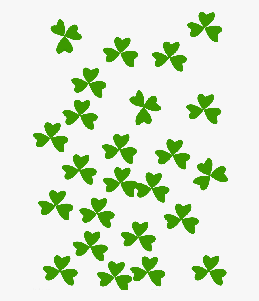 Four Leaf Clover Background - Transparent Clover Clipart Background ...