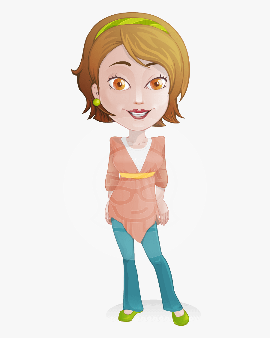 Lady Vector Illustration - Pcos Patient Information Leaflet , Free ...
