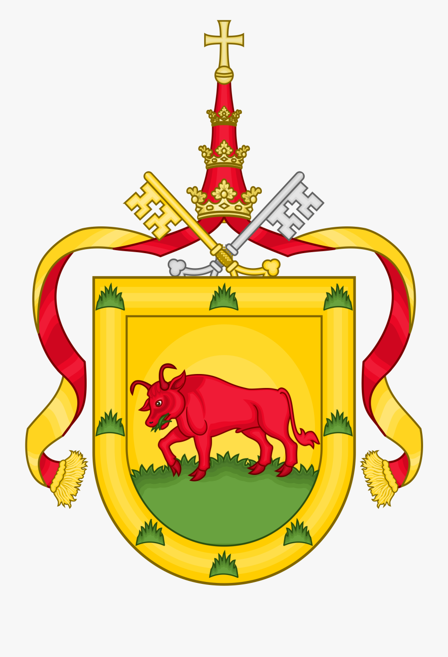 Borgia Family Coat Of Arms , Free Transparent Clipart - ClipartKey