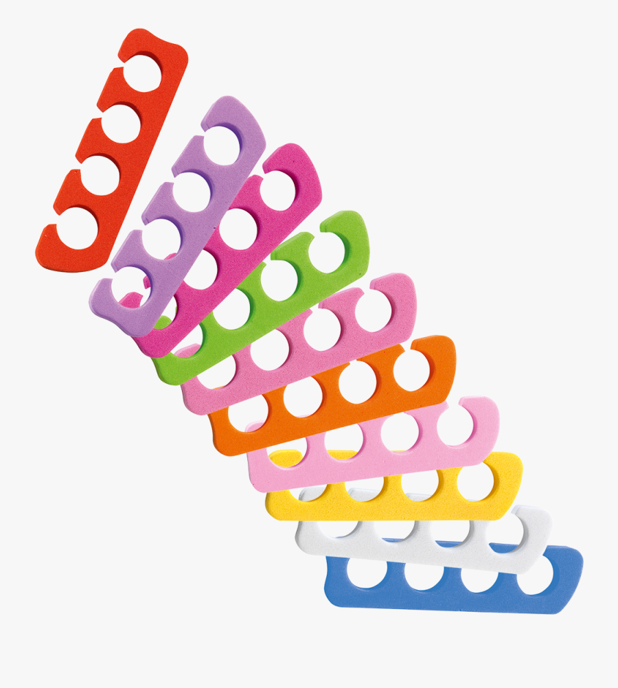 Pack Of 10 Pairs Of Toe Separators , Free Transparent Clipart - ClipartKey