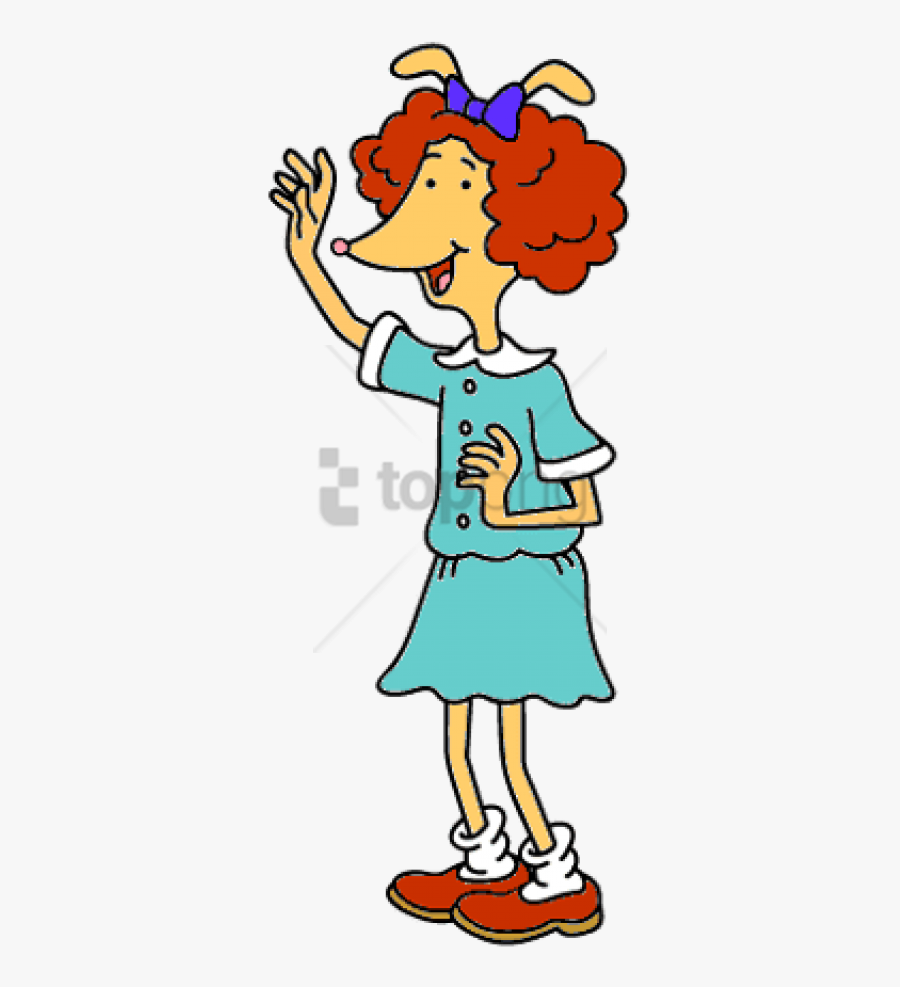 Download Character Prunella Waving Transparent Background - Arthur ...