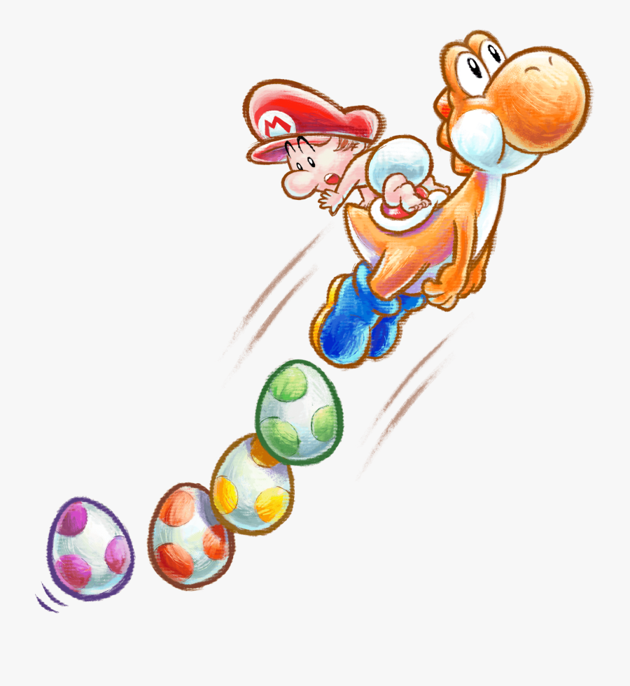 Yoshi's Island Orange Yoshi , Free Transparent Clipart - ClipartKey