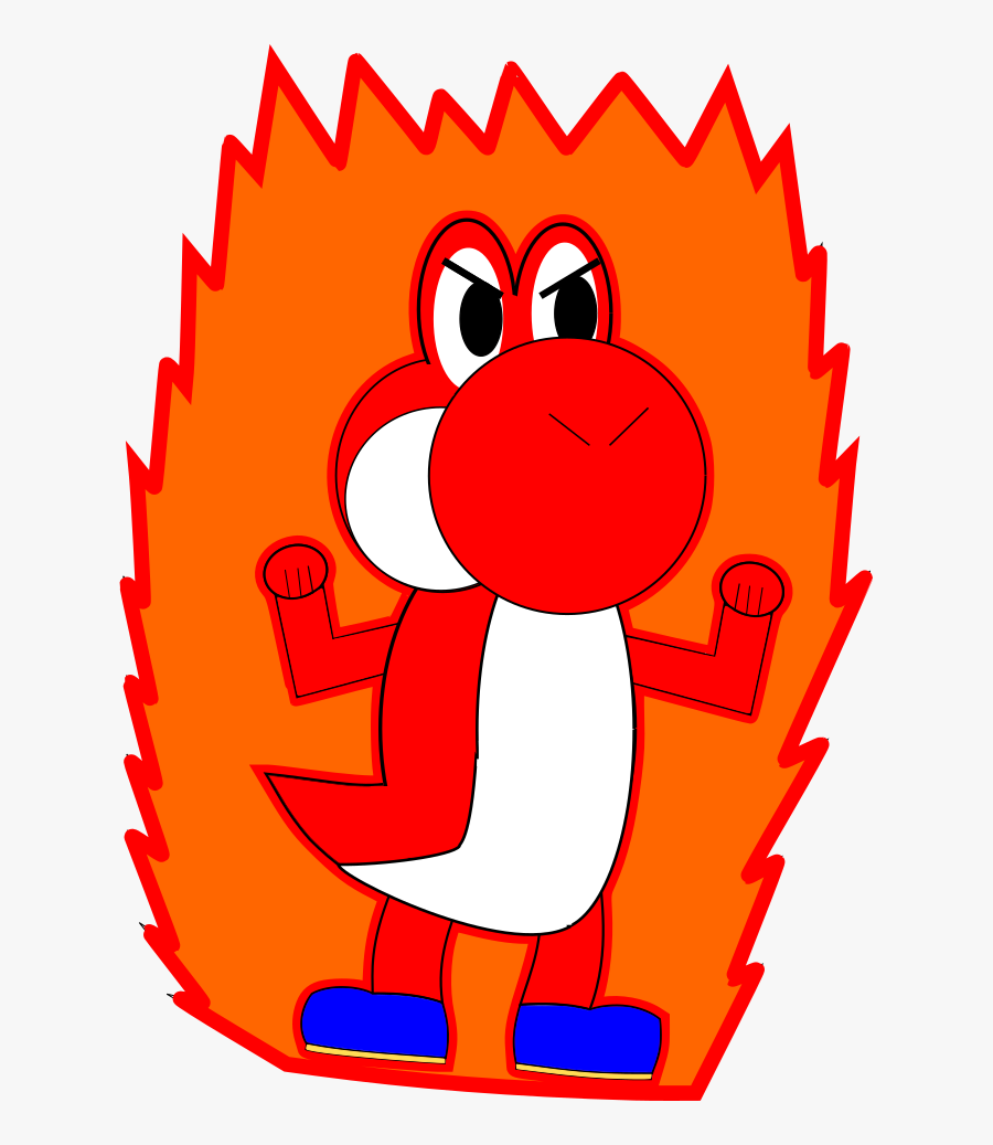 Fire Yoshi , Free Transparent Clipart - ClipartKey