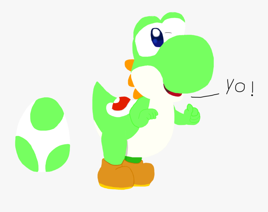 Yoshi Believes In Ya - Cartoon , Free Transparent Clipart - ClipartKey