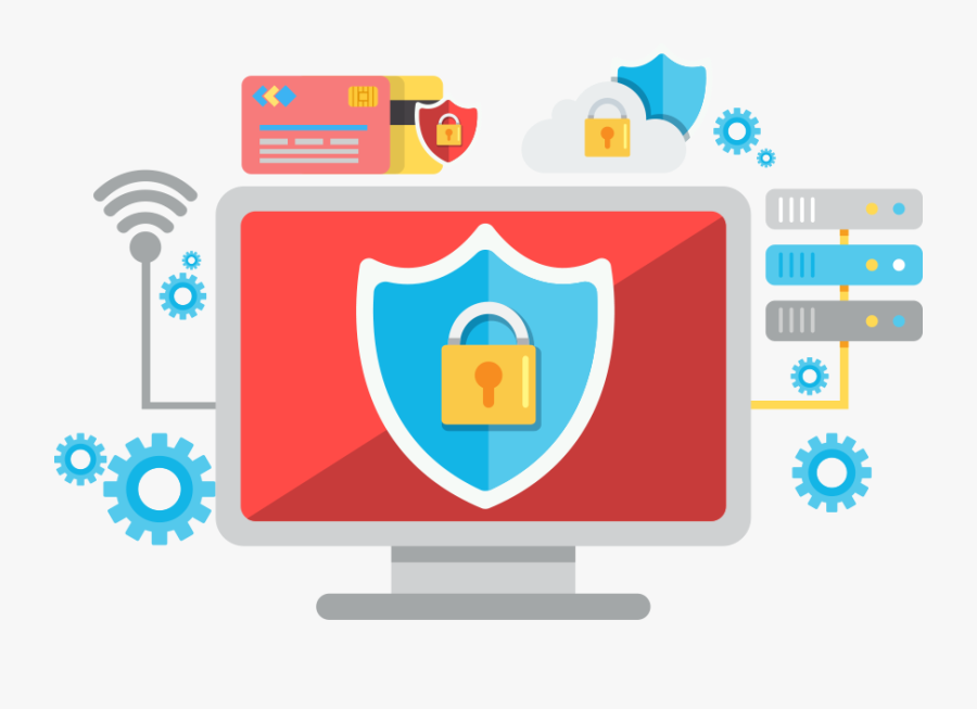 Cyber Security Flat Design , Free Transparent Clipart - ClipartKey