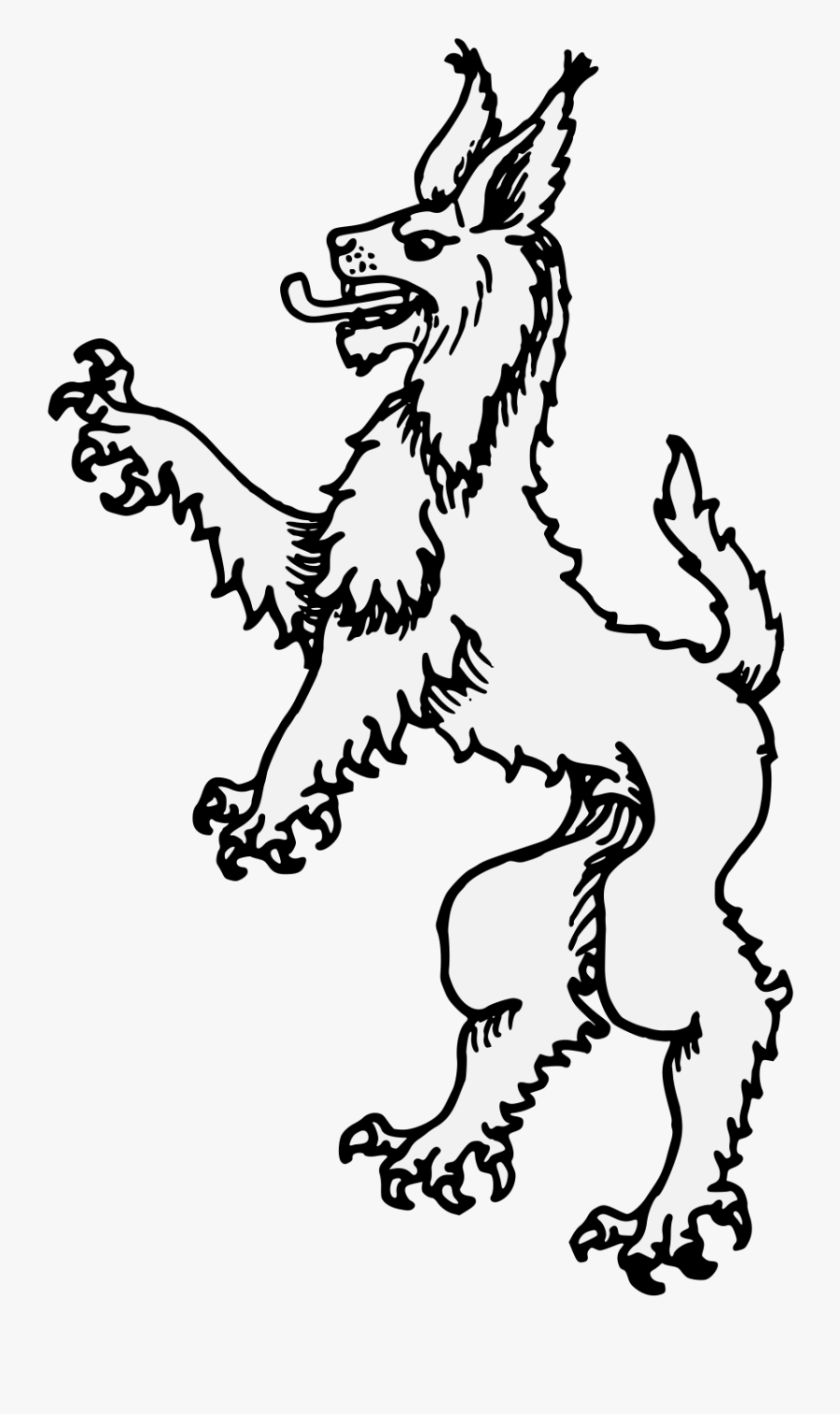 Lynx Cat Drawing Heraldry , Free Transparent Clipart - ClipartKey