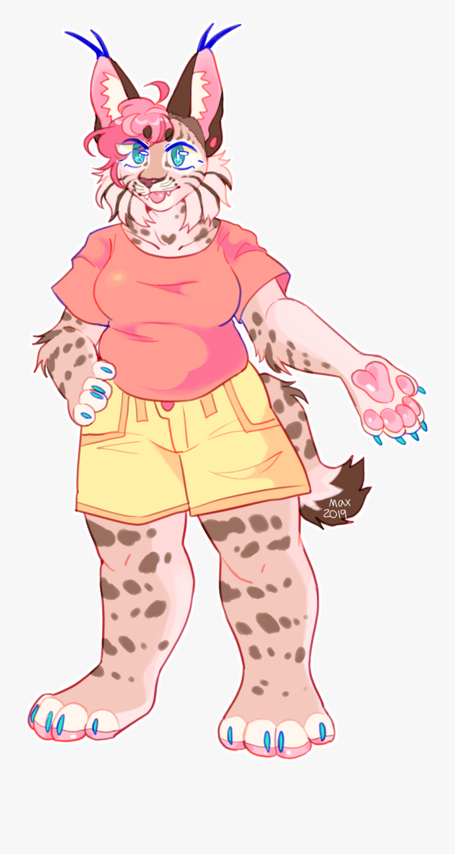 Lynx - Cartoon , Free Transparent Clipart - ClipartKey