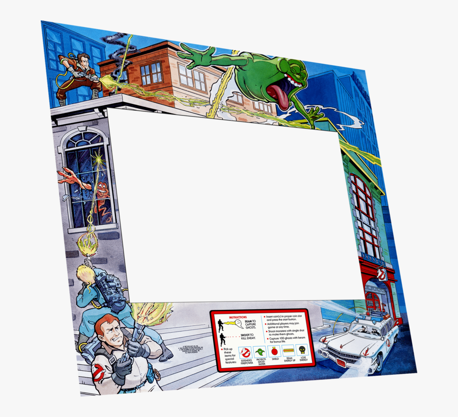 Real Ghostbusters Arcade Bezel , Free Transparent Clipart - ClipartKey