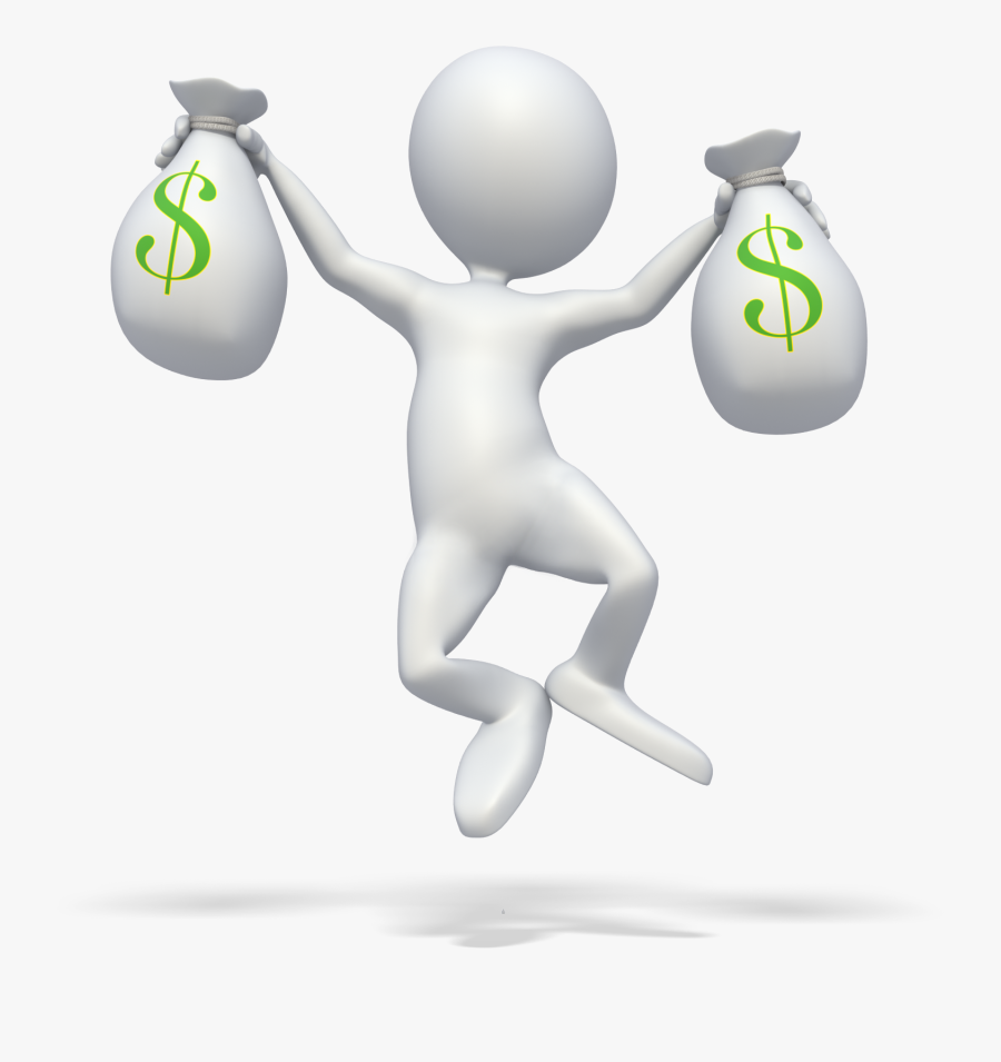 Transparent Savings Png - Stick Man Holding Money , Free Transparent ...