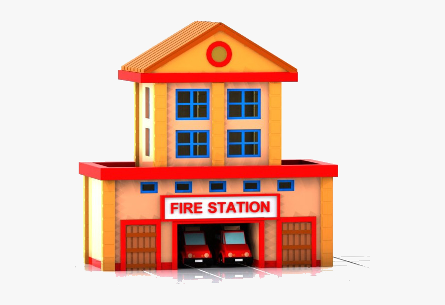 Fire Station Firefighter Clipart Transparent Clip Art - Fire Station ...