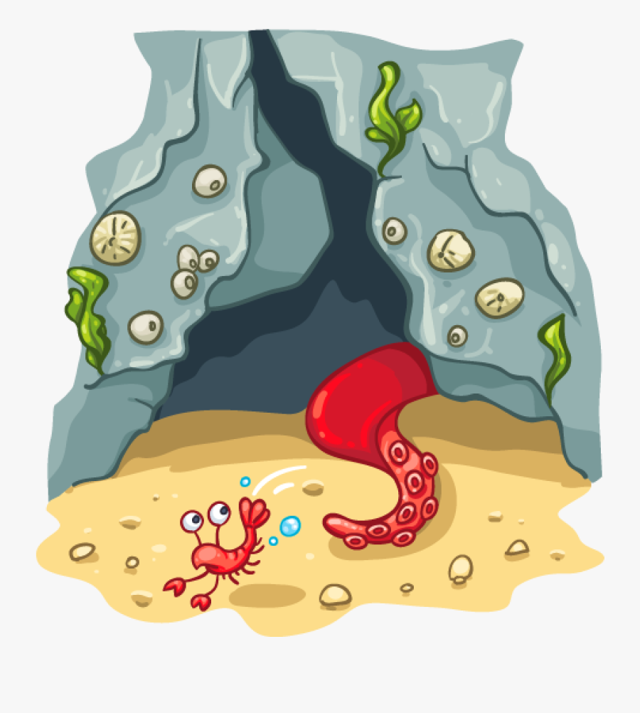 Underwater Cave Cartoon , Free Transparent Clipart - ClipartKey
