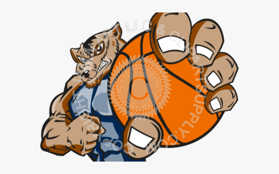 Wolverine Clipart Basketball - Snake Holding A Basketball , Free ...