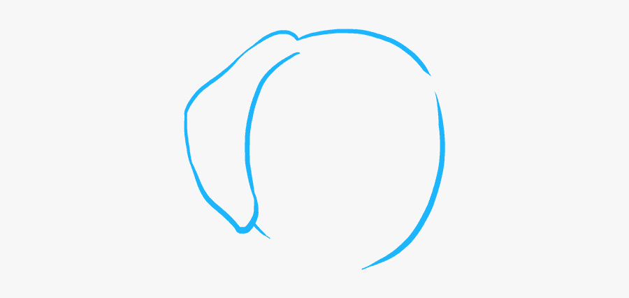 How To Draw Puppy - Circle , Free Transparent Clipart - ClipartKey