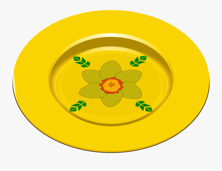 Golden Flower Vector Image - Dish Clipart , Free Transparent Clipart ...