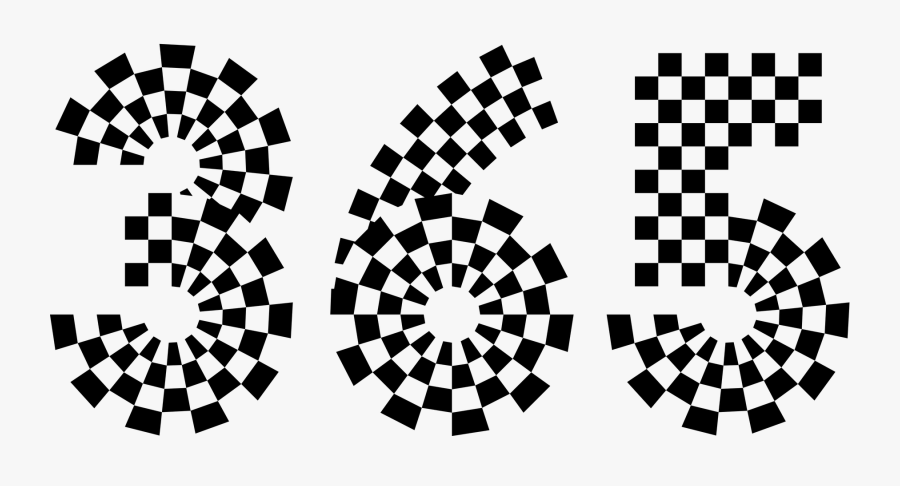 Checkered Clipart Number - Number 1 Checkered Png , Free Transparent ...