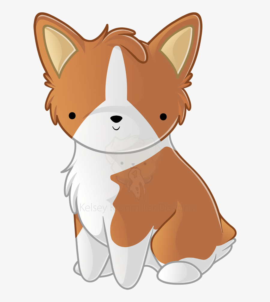 Drawn Corgi Fat Corgi - Cardigan Welsh Corgi Art , Free Transparent ...