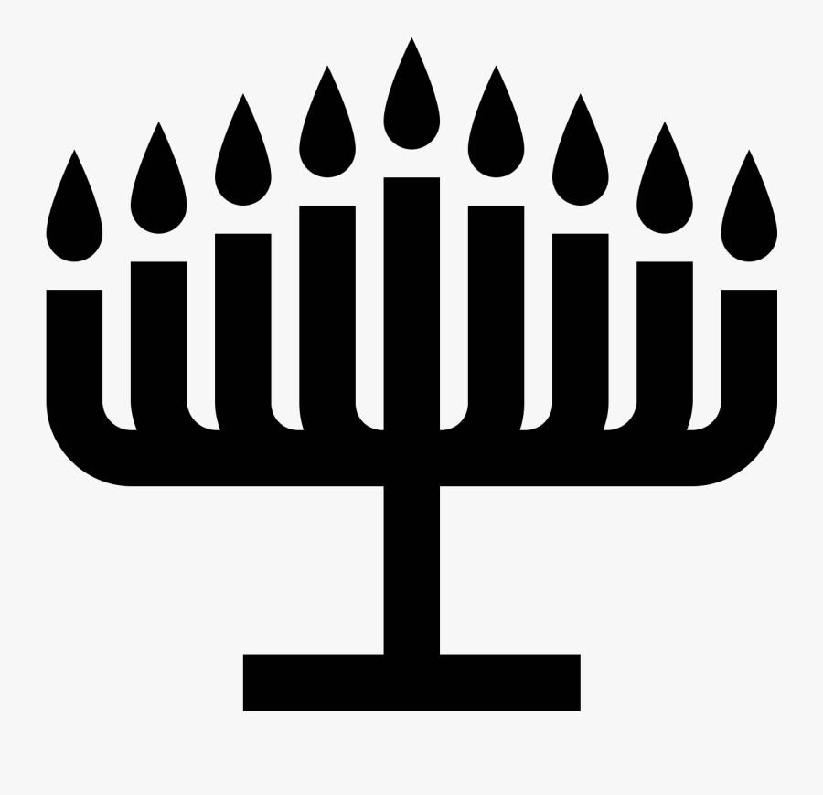 The Icon Is A Depiction Of A Menorah, The Most Common - Hanukkah Icon ...