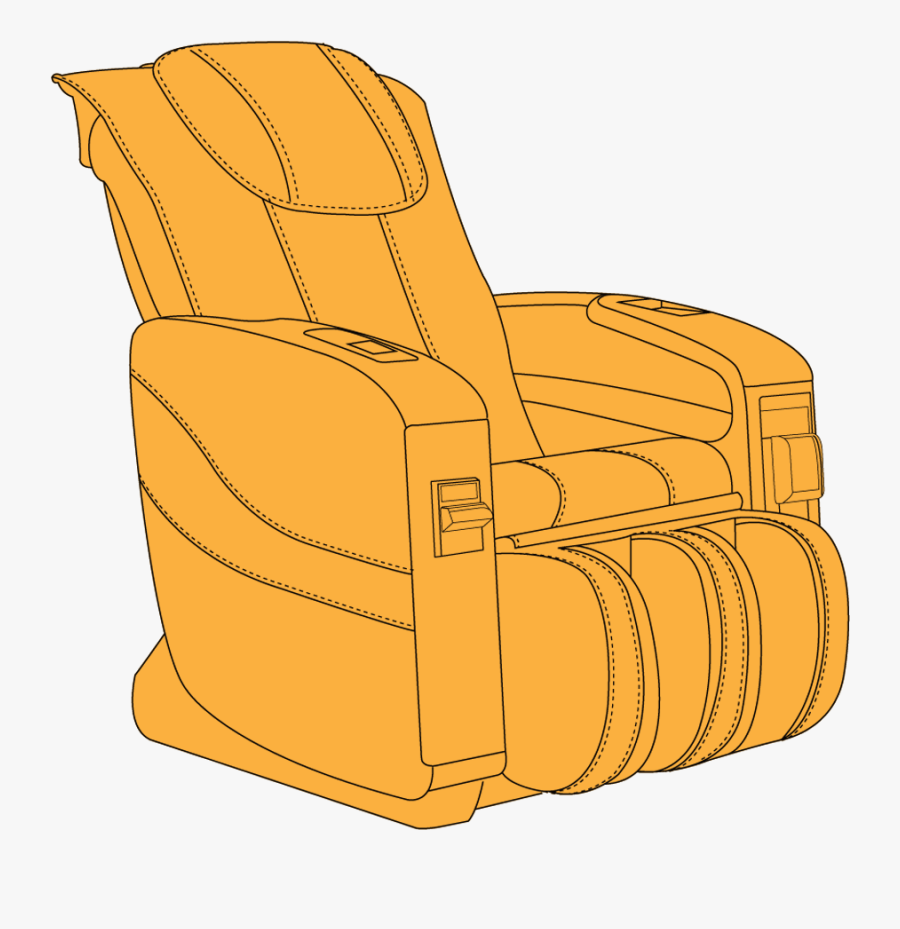 Vector Transparent Download Chair Massage Clipart - Massage Chair ...
