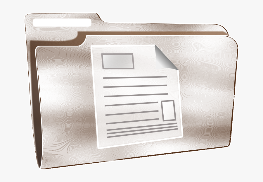 Folder Icon Plastic Document - Silver , Free Transparent Clipart ...