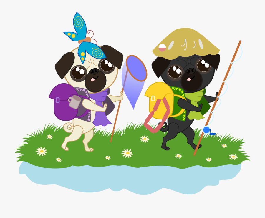 Pug Clipart Traceable - Cartoon , Free Transparent Clipart - ClipartKey