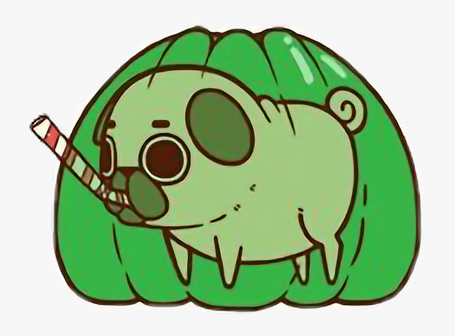 Cute Kawaii Pug Chibi Food Jellyfreetoedit , Free Transparent Clipart ...