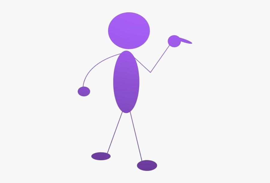 Stickman Pointing Finger Png Silhouette - Point Clip Art , Free ...