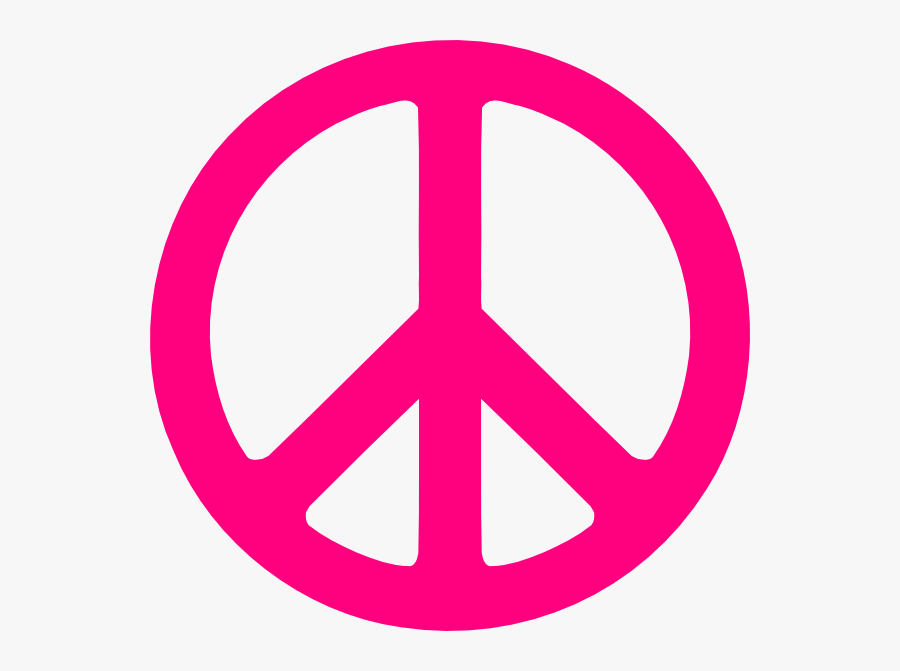 Pink Peace Sign Clipart , Free Transparent Clipart - ClipartKey