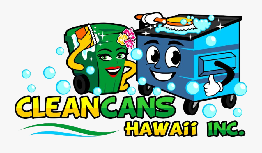 Clean Cans Hawaii Logo - Cartoon , Free Transparent Clipart - ClipartKey