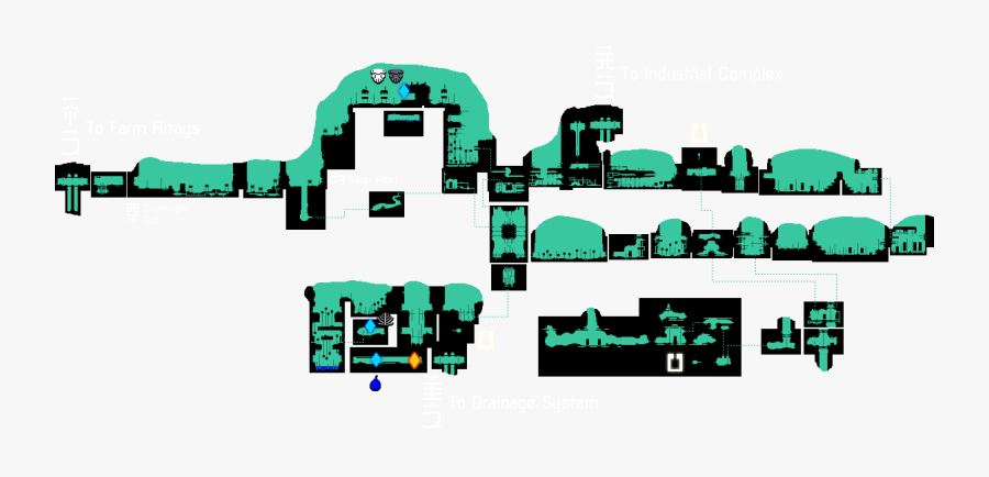 Rain World Outskirts Map - Rain World Shaded Citadel Map , Free ...