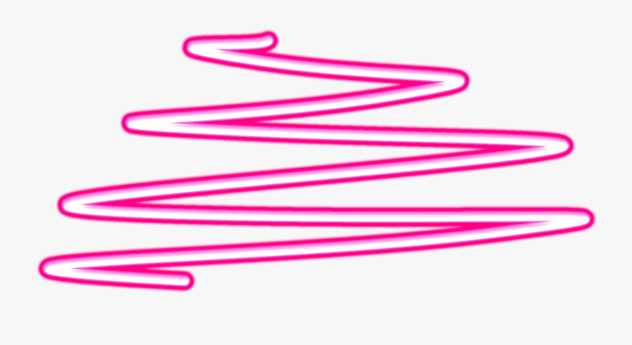 Photohop Neon Light Download - Neon Pink Squiggly Line , Free ...