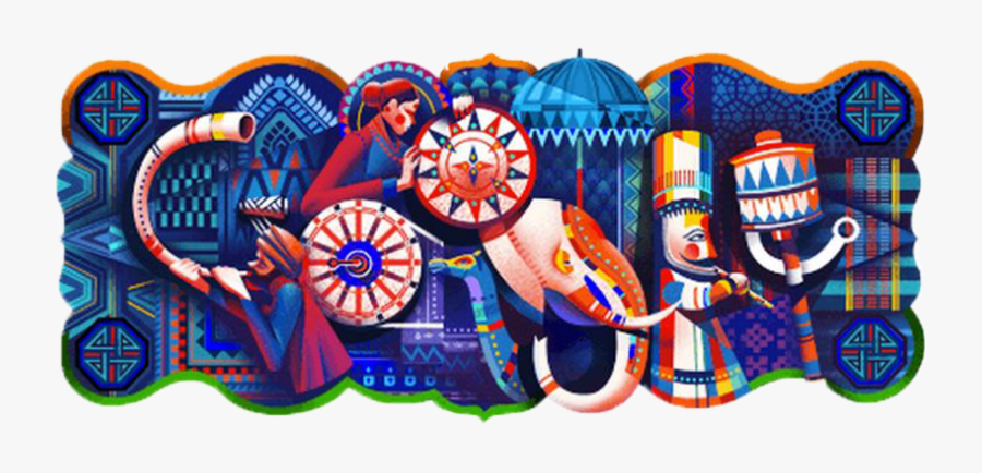 Responsive - Google Doodle India Republic Day , Free Transparent ...