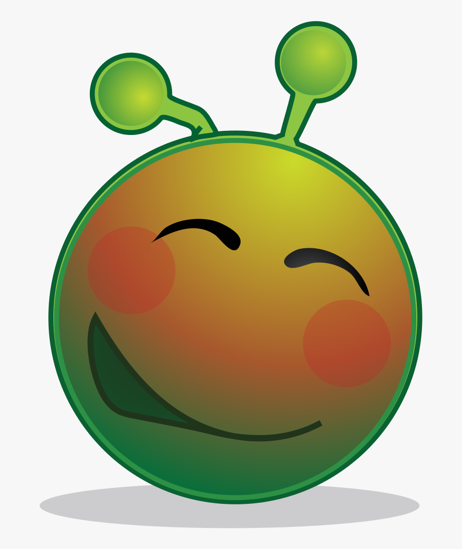 Smiley Green Alien Flustered - Alien And Sedition Act Clipart , Free ...