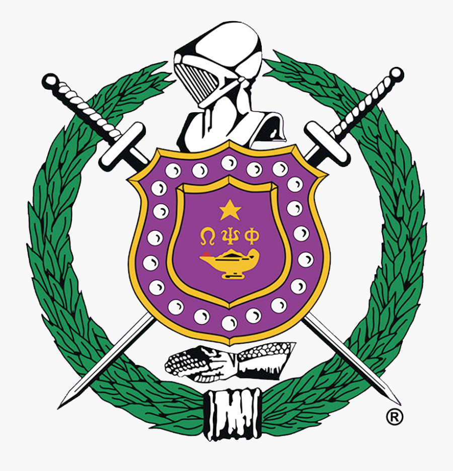 Omega Psi Phi Emblem Omega Psi Phi Shield & Letters Lapel Pin The