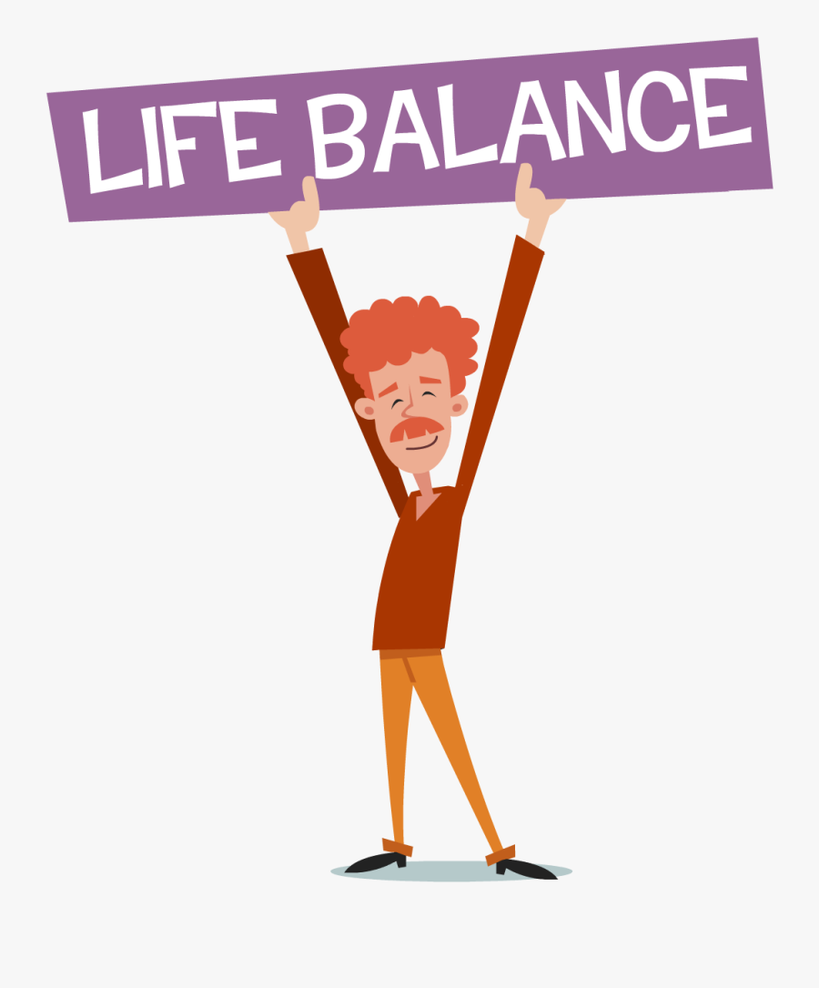 Life Balance - Cartoon , Free Transparent Clipart - ClipartKey