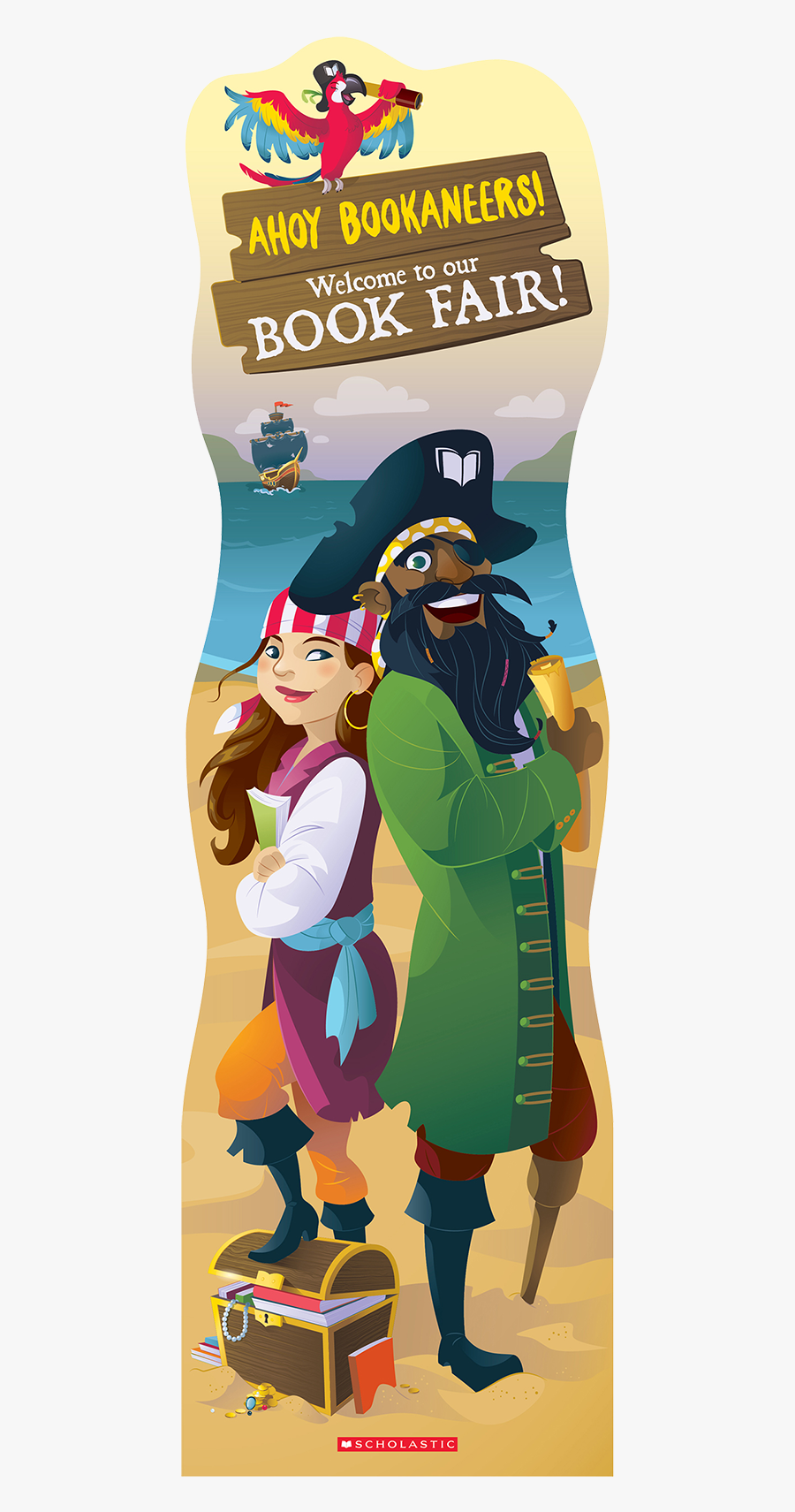 Vanessa Flores - Bookaneer Scholastic Book Fair Clip Art , Free ...