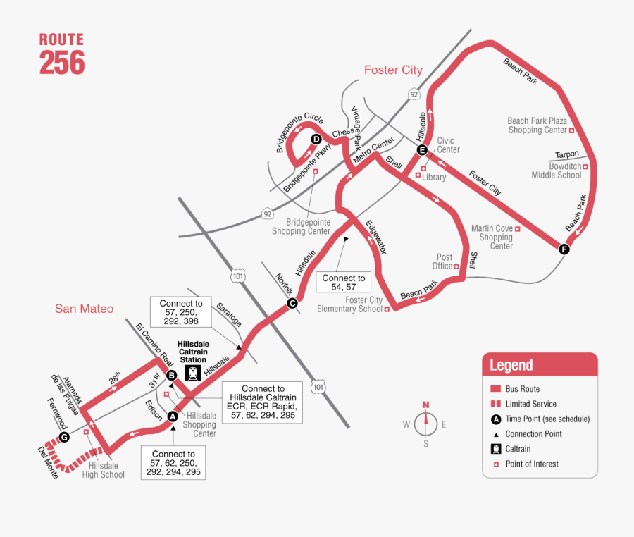 Transparent Map Point Png - 251 Bus Route , Free Transparent Clipart ...