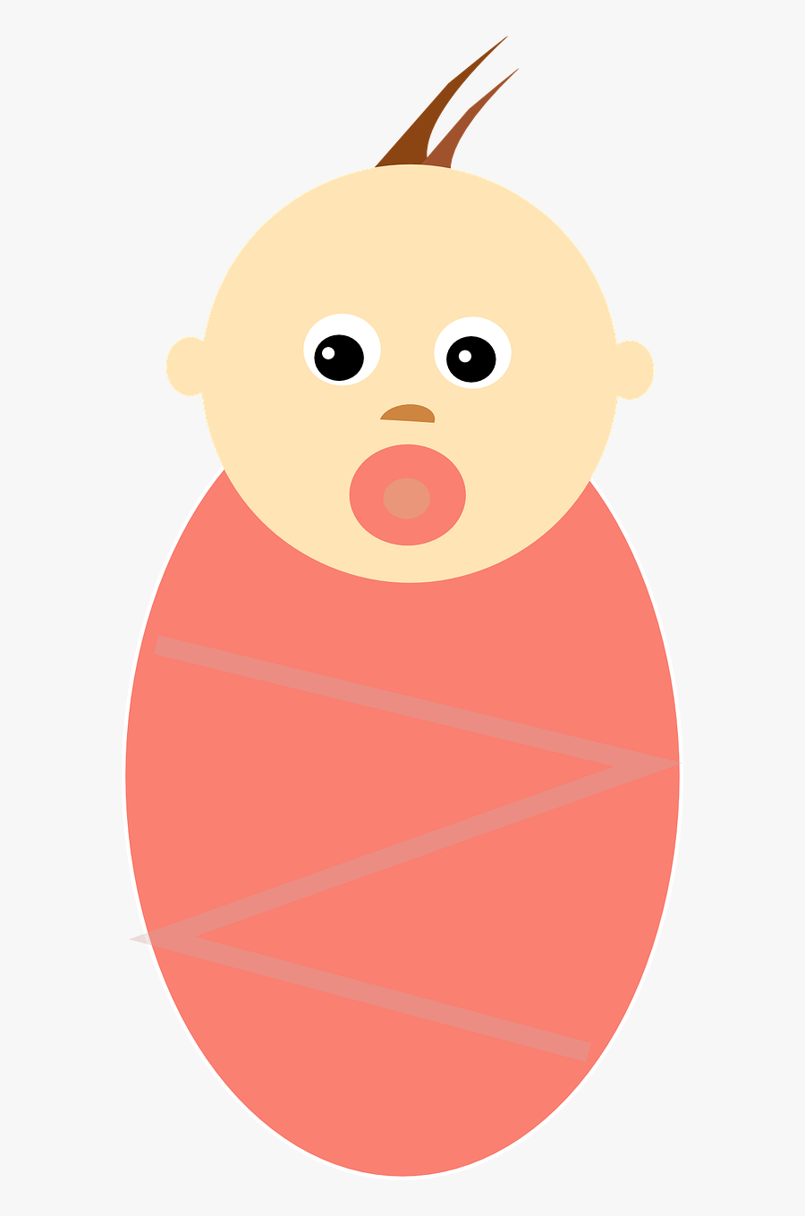 Baby Brown Girl - Animated New Born Baby , Free Transparent Clipart ...