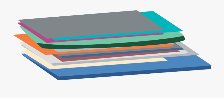 Paper Cartoon Illustration Of - Paper Stack Clipart Transparent ...