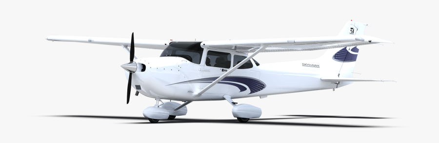 Plane Clipart Side View - 2019 Cessna 172 Skyhawk , Free Transparent ...