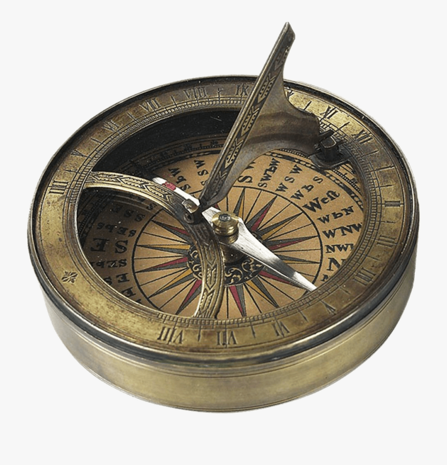 Sun Dial And Compass - Sundial Compass , Free Transparent Clipart ...