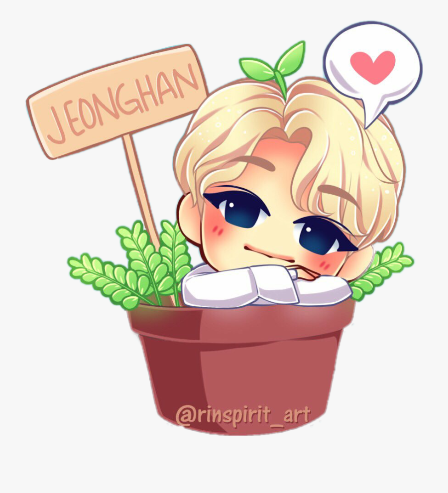 #seventeen #jeonghan #kpop #carat - Chibis Dos Seventeen Hoshi , Free ...