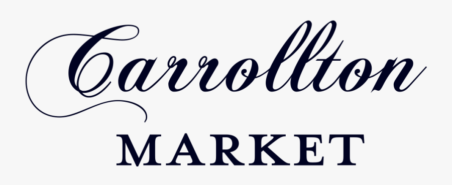Carrollton Market - Calligraphy , Free Transparent Clipart - ClipartKey