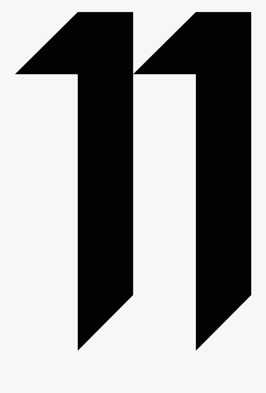 Number 11 Rounded - 11 By Boris Bidjan Saberi Logo , Free Transparent ...