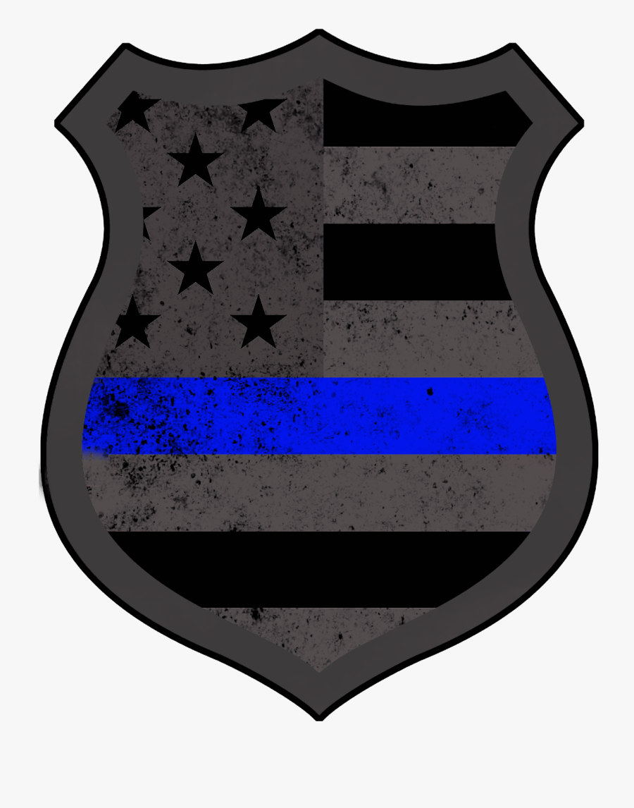 Blue Line Police Shield Clipart , Free Transparent Clipart - ClipartKey