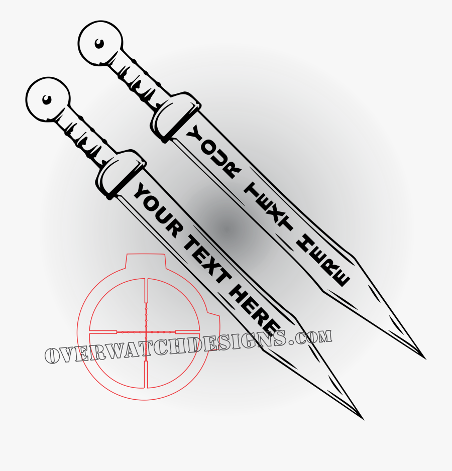 Text In Sword , Free Transparent Clipart - ClipartKey