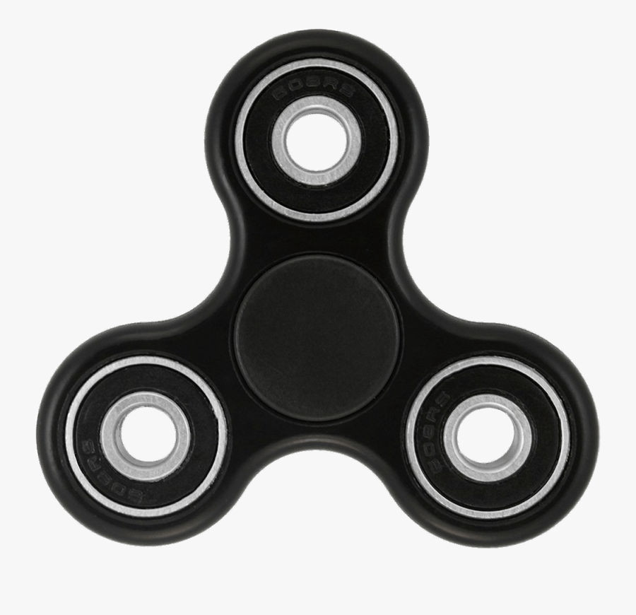 Black Fidget Spinner - Fidget Spinner Png , Free Transparent Clipart ...