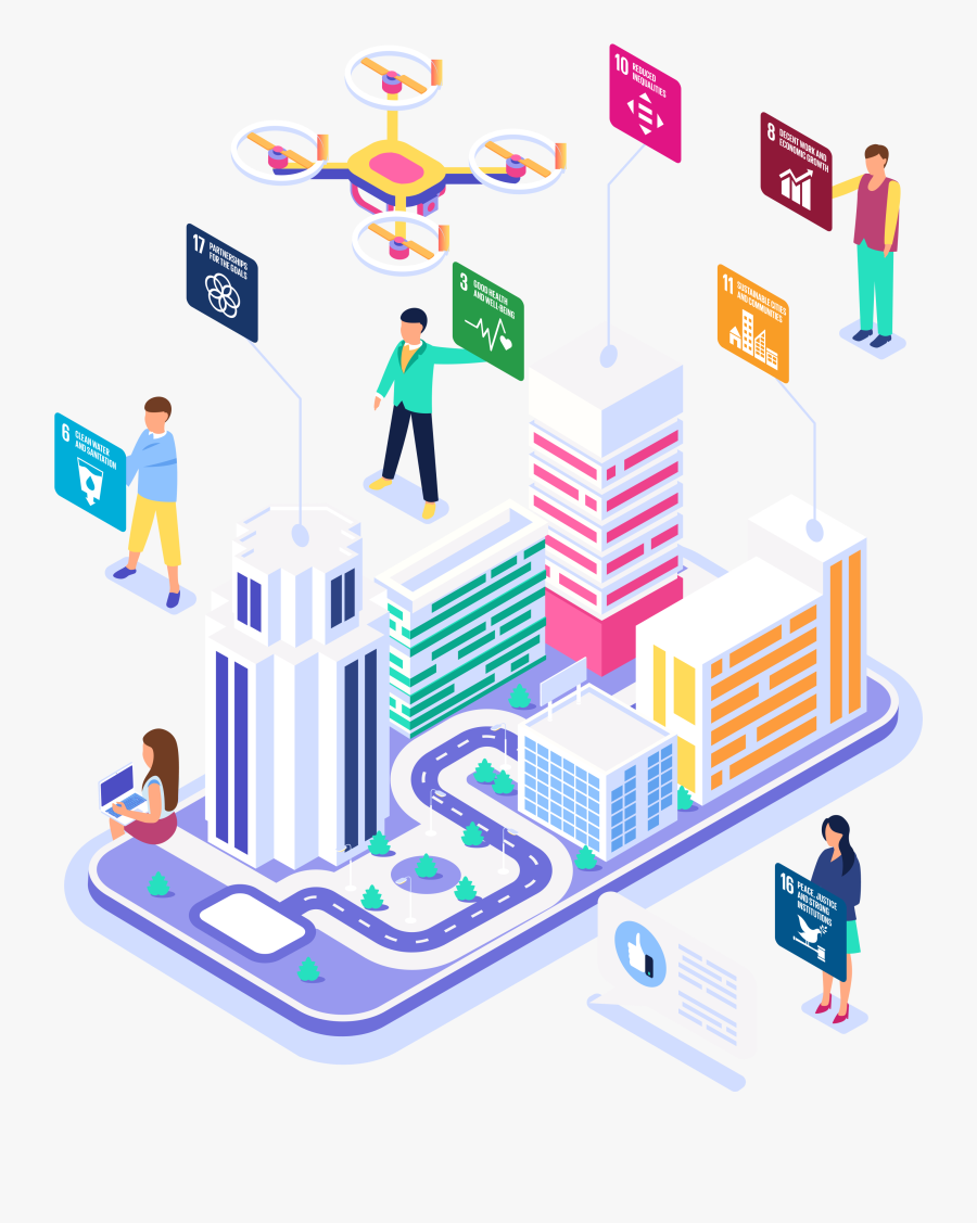 Sdgs - Smart City , Free Transparent Clipart - ClipartKey