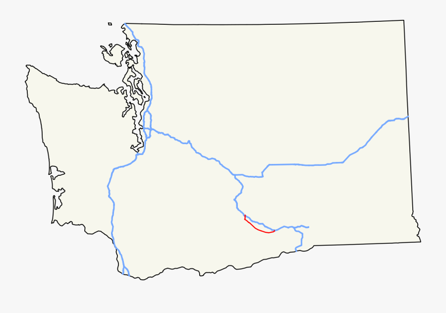Clip Art Outline Map Of Washington State - Washington State Template ...