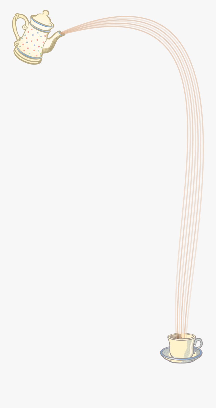 Pouring Coffee Border Clip Arts - Coffee Morning Frame Clipart , Free ...